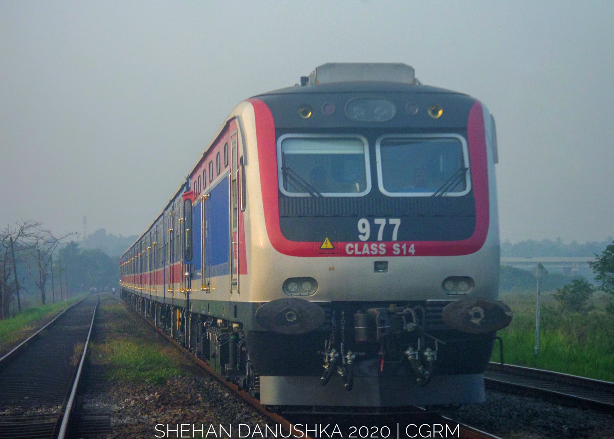 Class S14 977-978 Takes Denuwara Menike Train